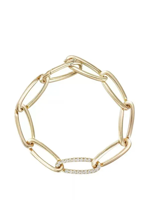 Melissa Kaye Medium Lulu Diamond Bracelet - Gold