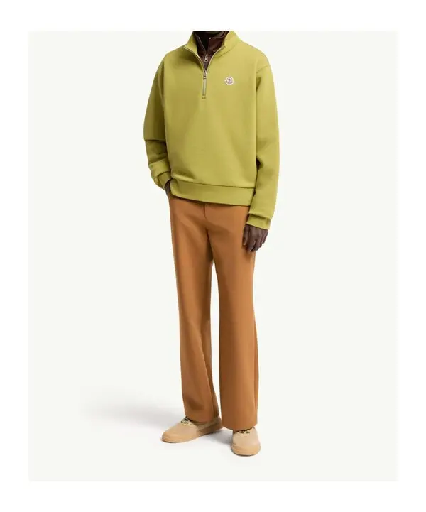 Moncler Logo Cotton Zip-up Sweatshirt