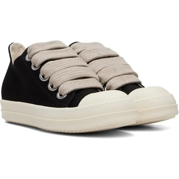 Rick Owens Jumbolace Low-top Sneakers - Black