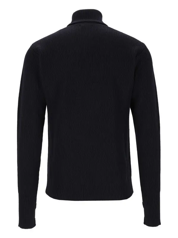 Barena Venezia Ribbed-knit Roll-neck Turtleneck