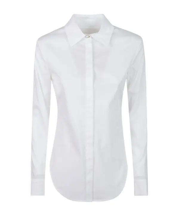 DONDUP Jewelled-button Long-sleeve Shirt