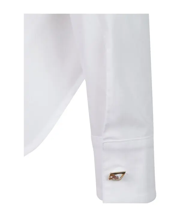 DONDUP Jewelled-button Long-sleeve Shirt