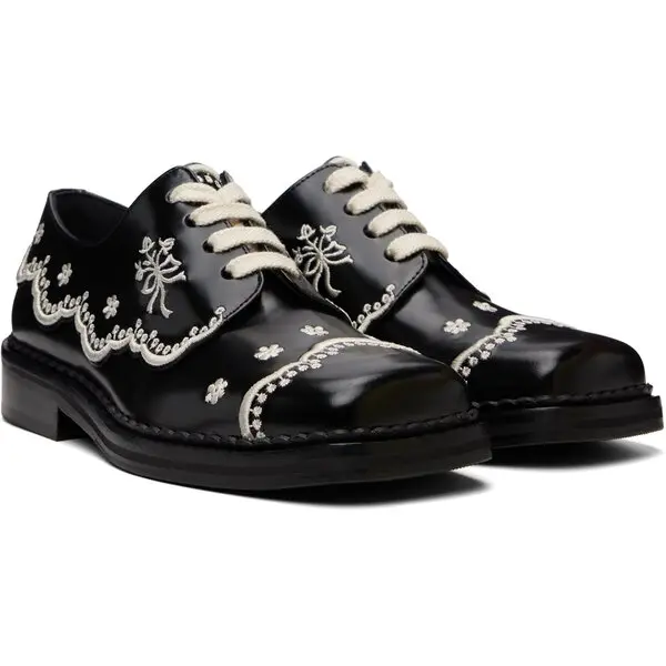 Simone Rocha Floral Lace Derby Shoes