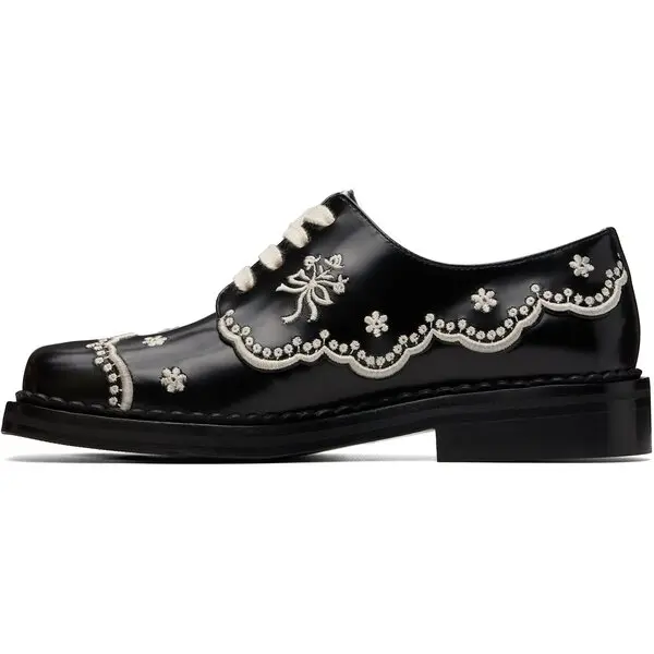 Simone Rocha Floral Lace Derby Shoes