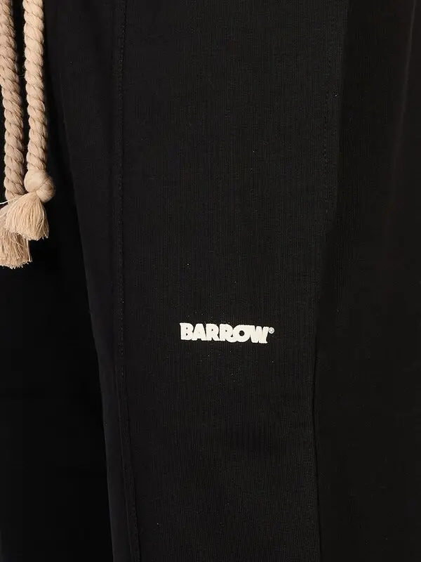 BARROW Logo Printed Drawstring Pants