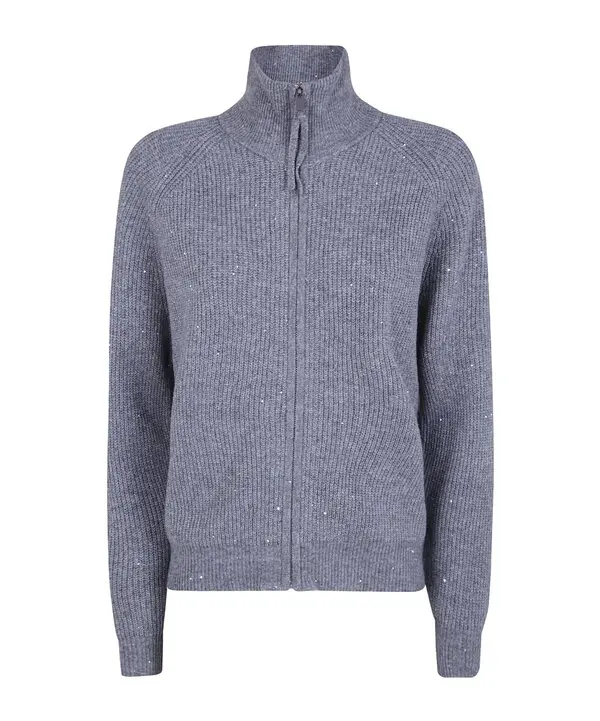 Seventy Zip-up Knitted Cardigan