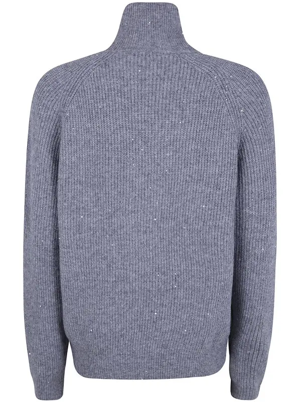 Seventy Zip-up Knitted Cardigan