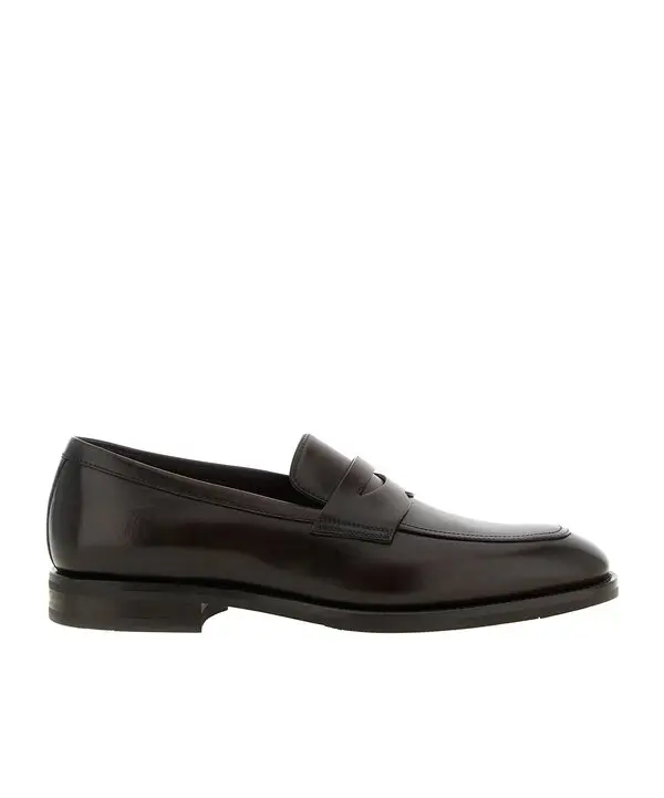 Santoni Round-toe Loafers
