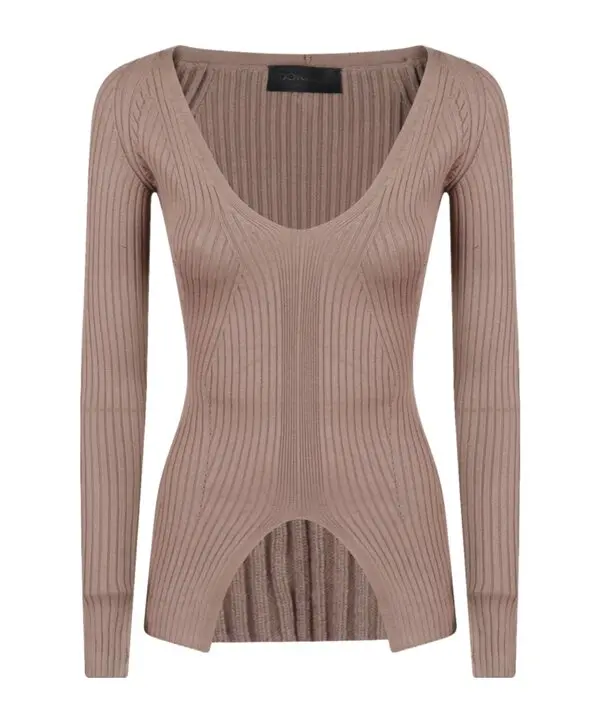 DONDUP V-neck Knitted Top
