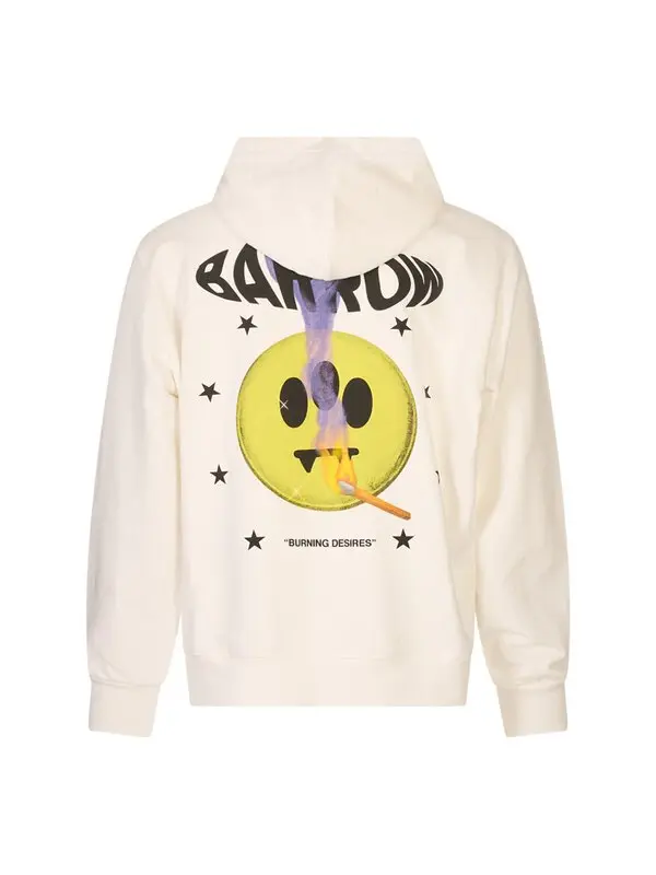 BARROW Sweatshirt With Coconut-patterned Teddy Bear Print