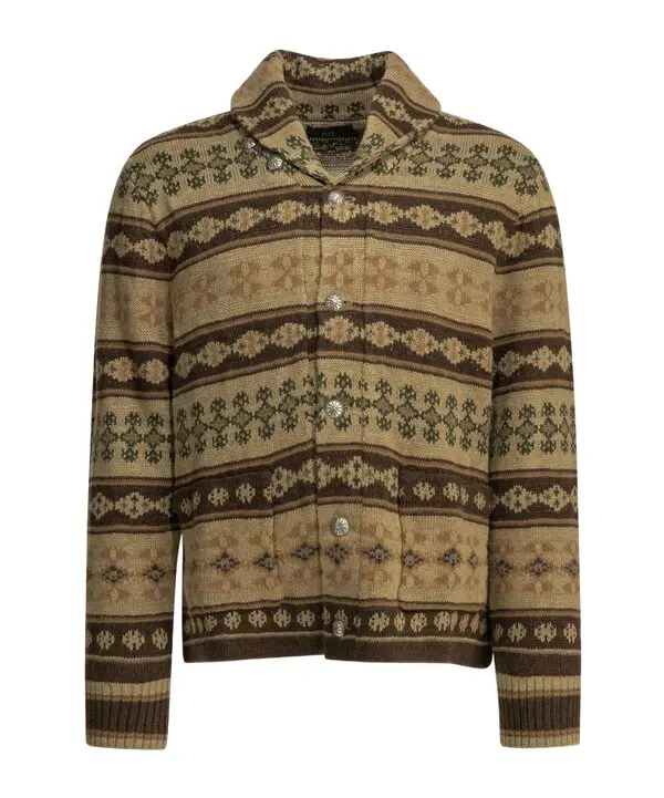 Ralph Lauren Patterned Shawl Collar Cardigan