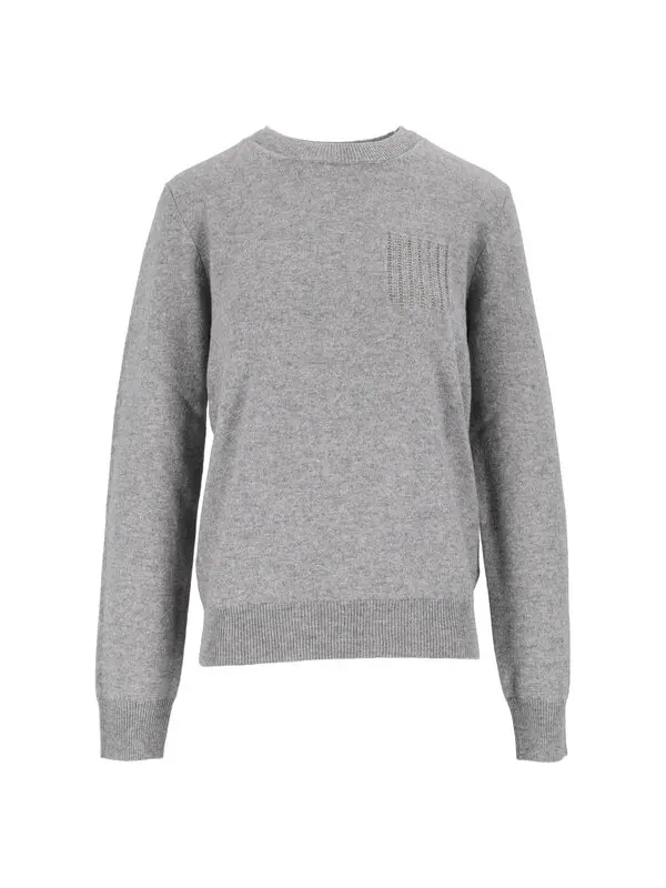Peserico Crew-neck Long-sleeve Knit Top