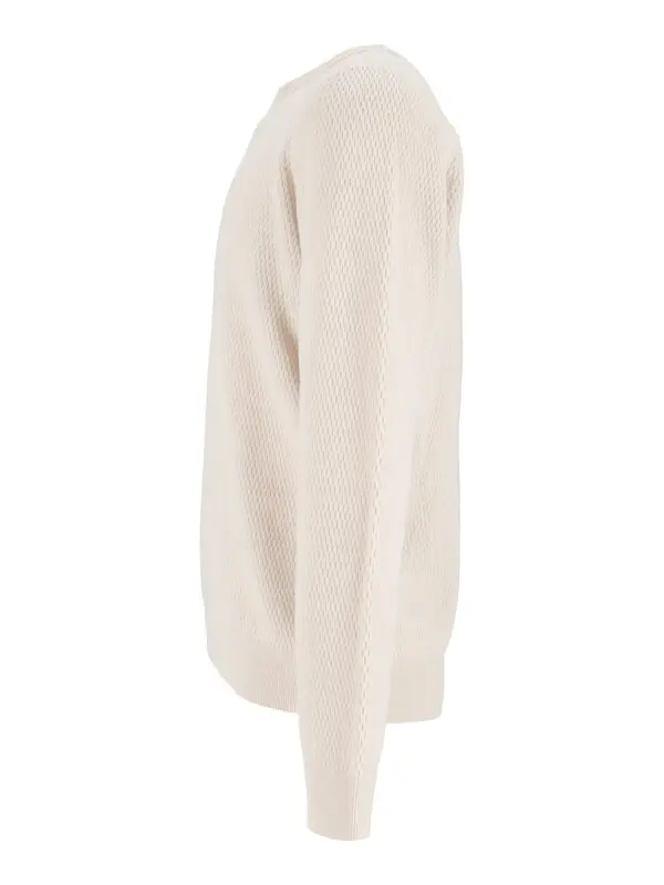 Peserico Crew Neck Long Sleeve Knit Top