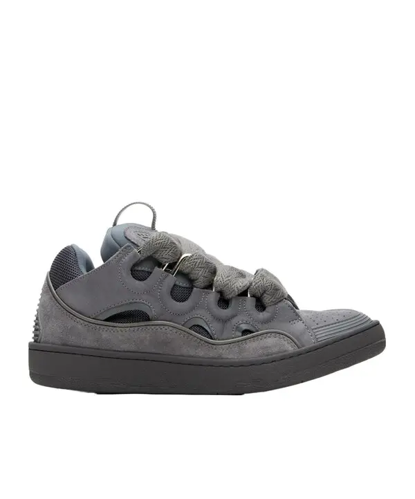 LANVIN Monocolor Curb Sneakers
