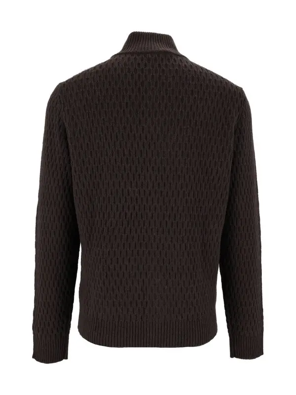 Peserico Button-up Knit Top