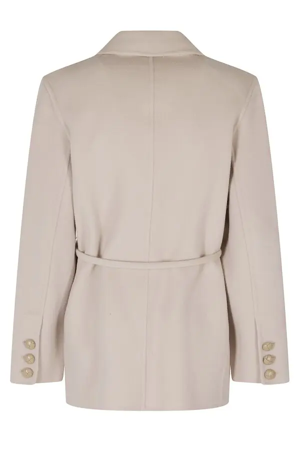 SEMICOUTURE Belted Wool Coat