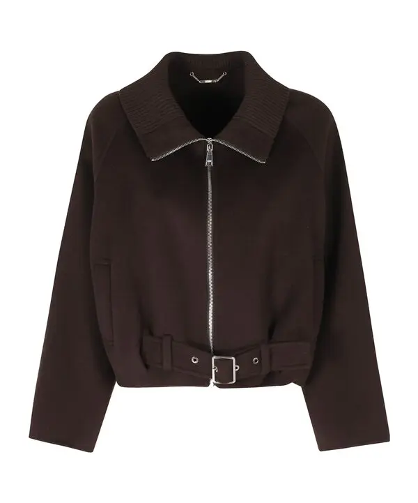 Seventy Logo Casual Jacket - Dark Coffee