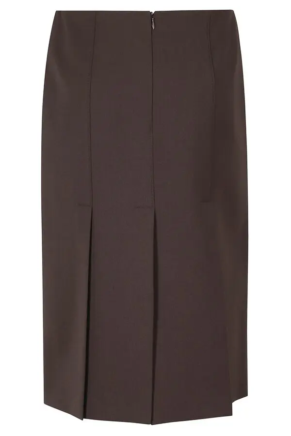 Seventy Pleated Skirt - Coffee