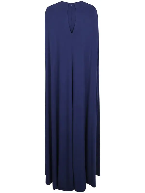 Simkhai Ruched Cape Gown