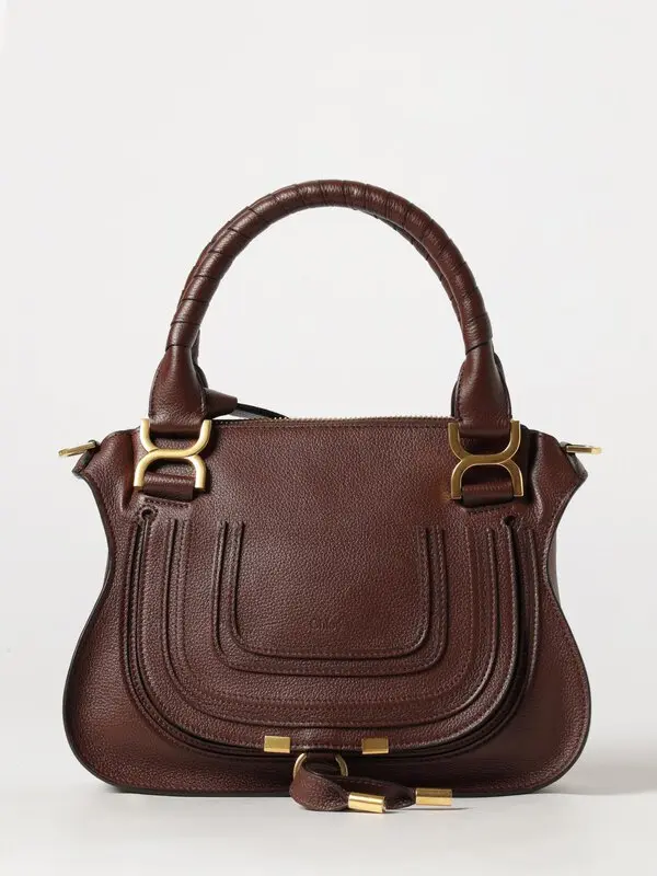 Chloé Marcie Shoulder Bag - Brown