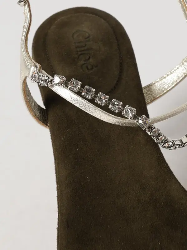 Chloé Crystal-embellished Stiletto Heel Sandals