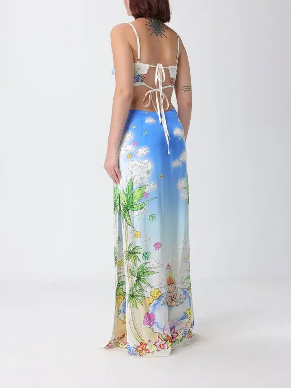 Casablanca Printed Midi Dress