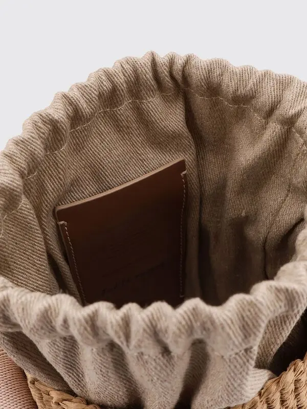 Chloé Woody Mini Bucket Bag - Beige
