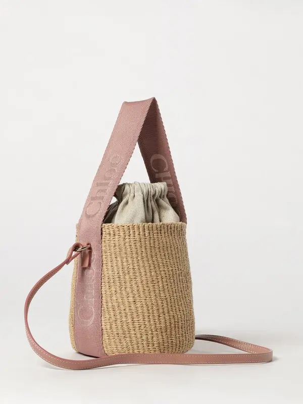Chloé Woven Shoulder Bag - Brown
