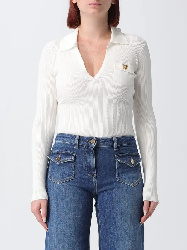 Elisabetta Franchi Top - Ivory