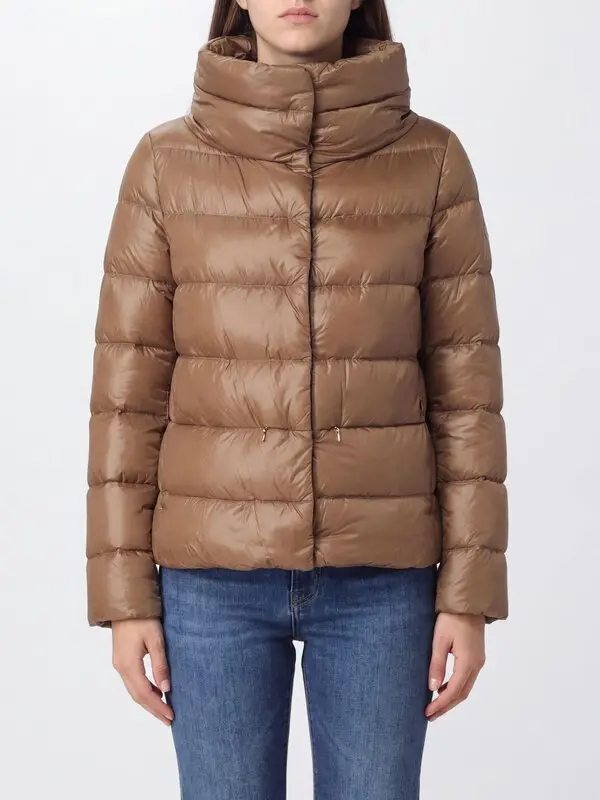 Herno Short Quilted Ultralight Down Jacket - Camel