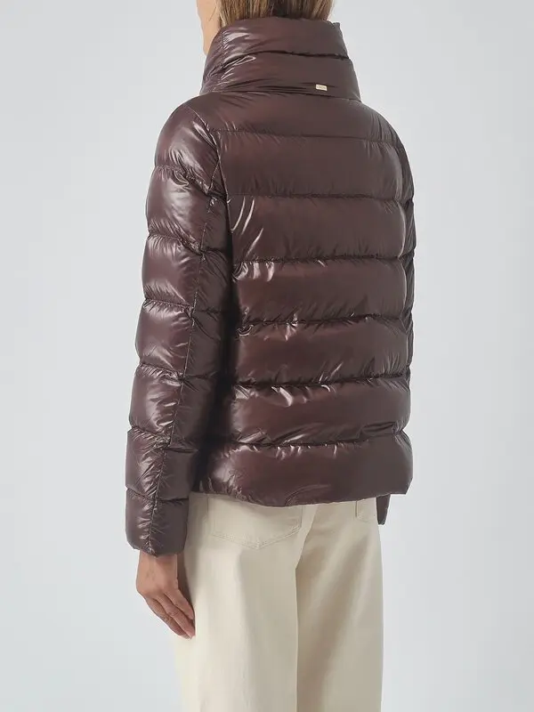 Herno Short Quilted Ultralight Down Jacket - Dark