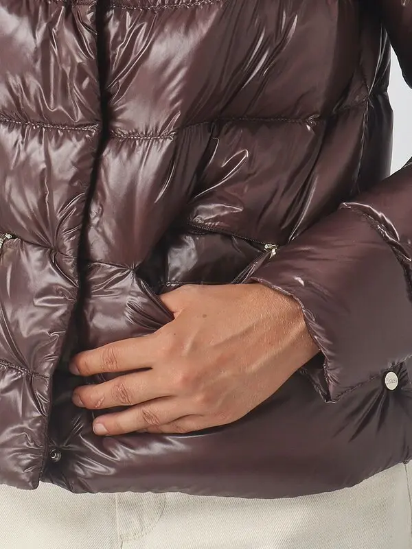 Herno Short Quilted Ultralight Down Jacket - Dark