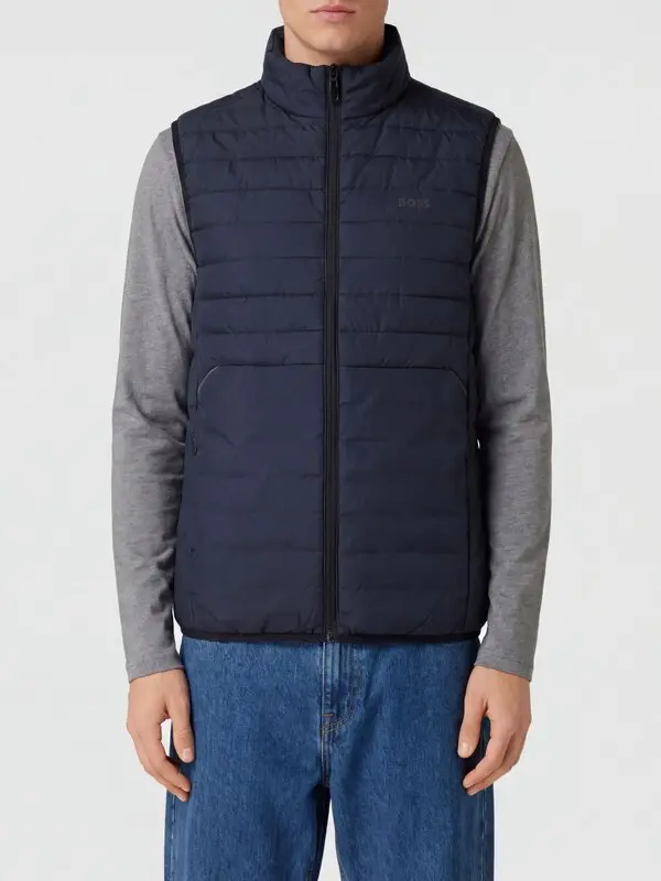 BOSS Padded Gilet - Blue