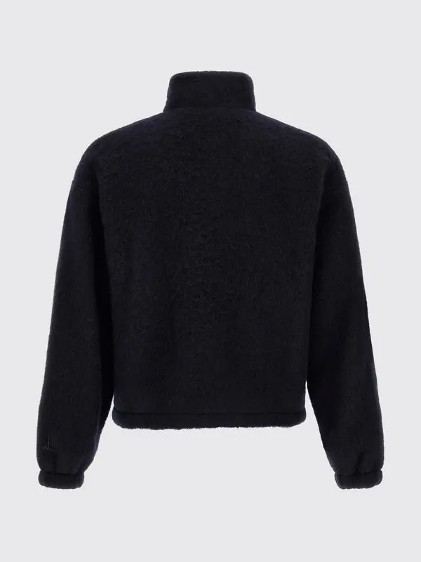 JIL SANDER Short Wool-blend Coat With Zip Closure And High Neck