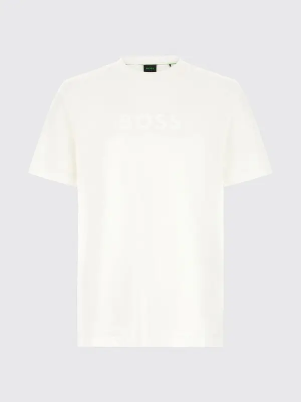 BOSS Slim Fit Cotton T-shirt With Tone-on-tone Logo