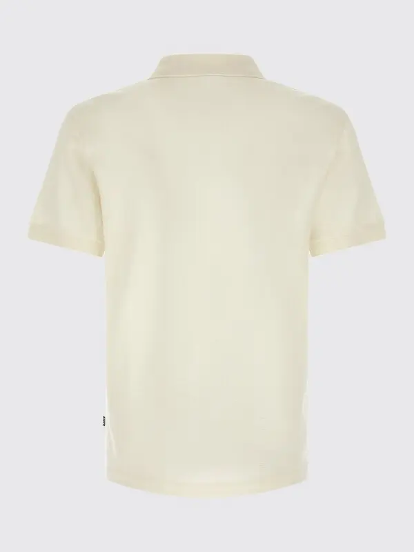 BOSS Short-sleeved Cotton Johnny Collar Polo Shirt