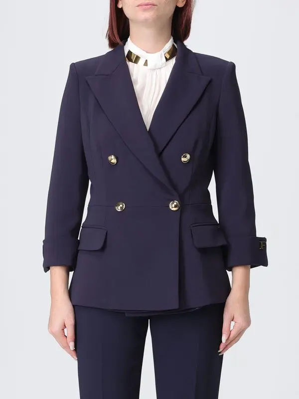 Elisabetta Franchi Jacket - Blue