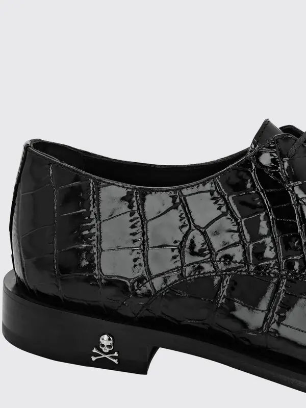 Philipp Plein Crocodile-effect Derby Shoes