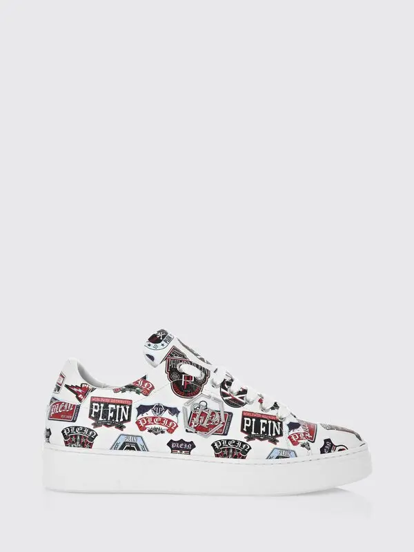 Philipp Plein Leather Sneakers - White