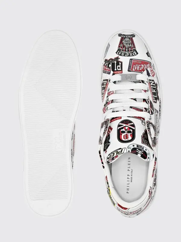 Philipp Plein Leather Sneakers - White