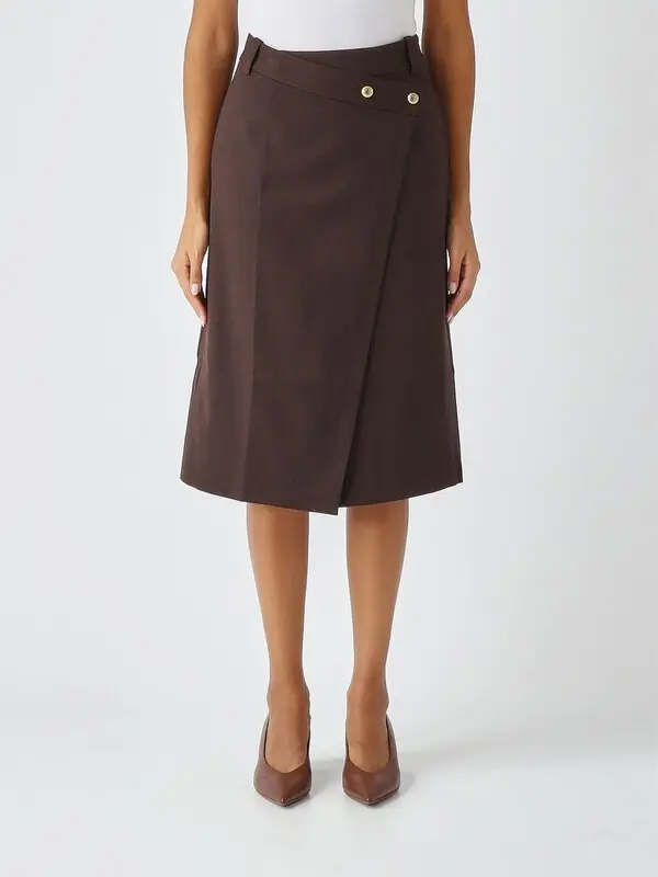 Pinko Midi Skirt - Brown