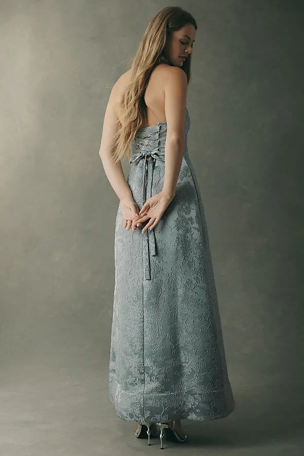 MARE MARE Piper Jacquard Maxi Dress