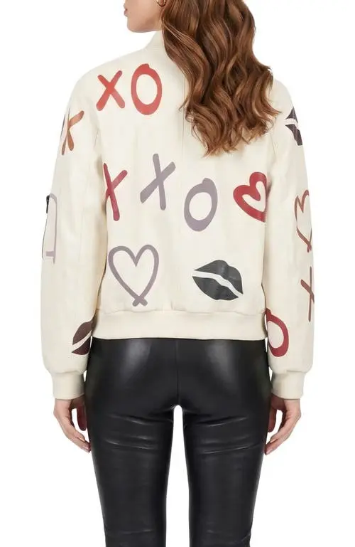 Gorski Genuine Nappa Leather Bomber Zip Jacket