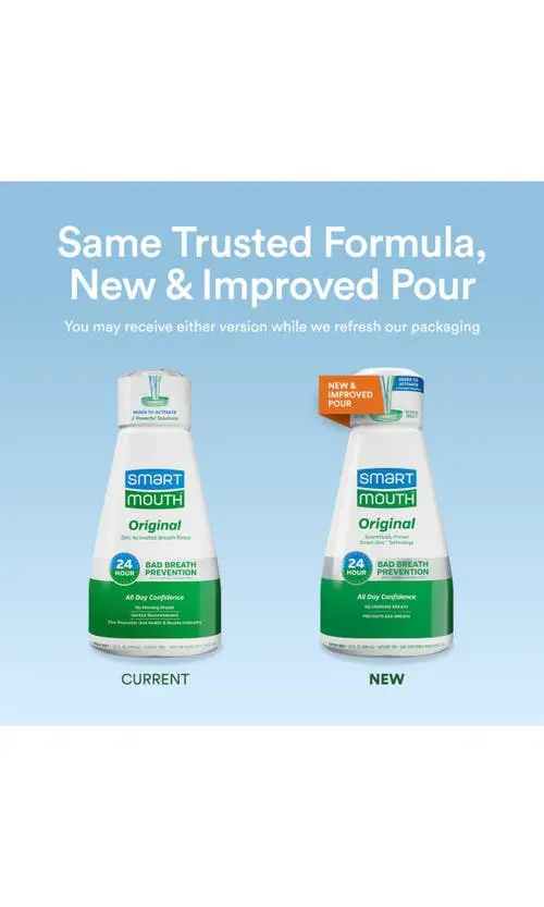 SMARTMOUTH Original Zinc Activated Mouthwash 2 Pack