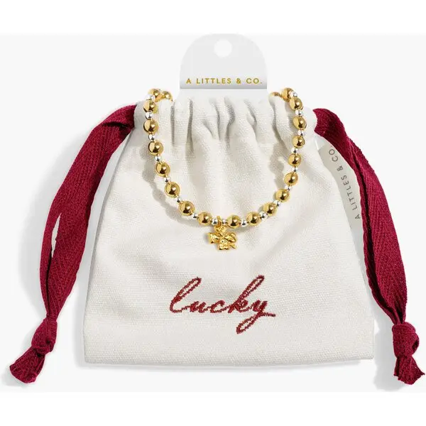 A LITTLES & CO Words To Treasure 'lucky Charm' Bracelet