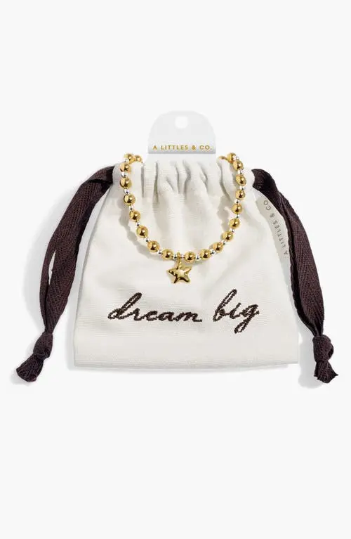 A LITTLES & CO Dream Big' Bracelet With Star Charm - Mixed