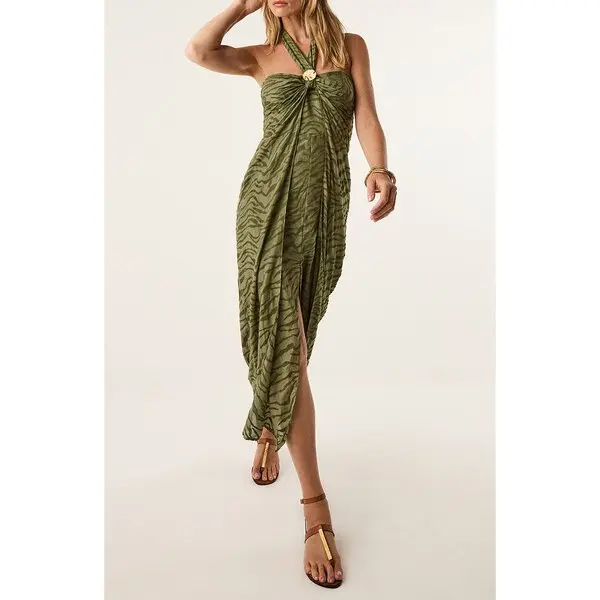 VIX PAULA HERMANNY Marilyn Long Cover-up Dress
