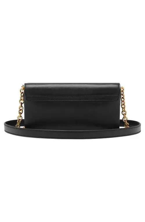 Marc Jacobs Scene Leather Wallet On Chain - Black