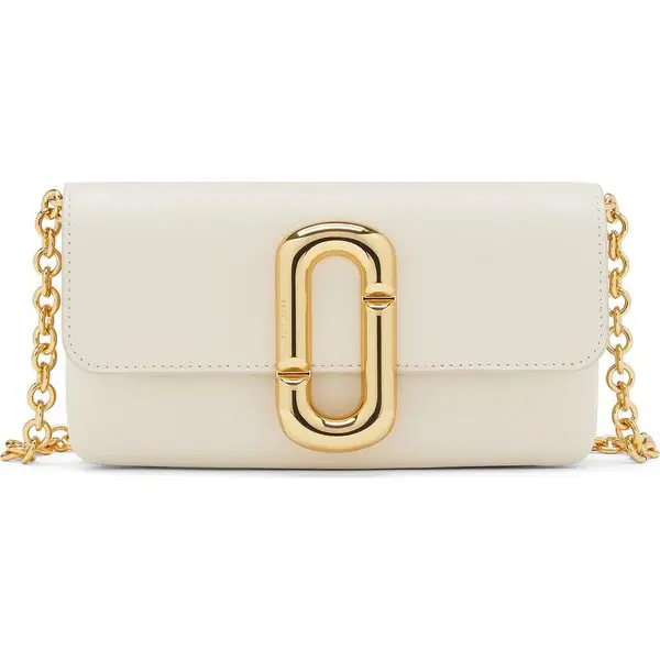 Marc Jacobs Scene Leather Wallet On Chain