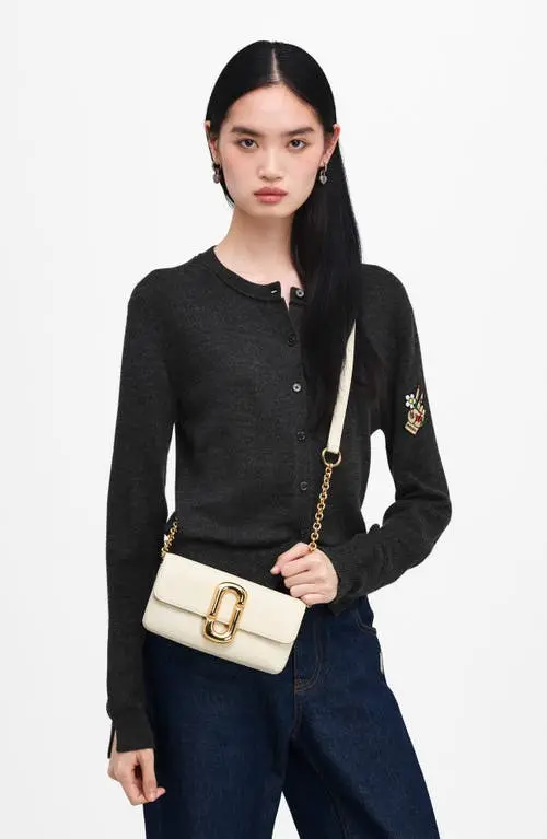 Marc Jacobs Scene Leather Wallet On Chain